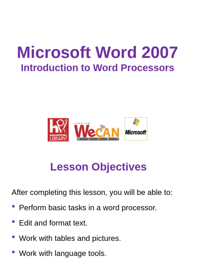 Ms. Word 2007 English | PDF | Microsoft Word | Computer Keyboard