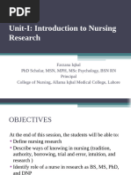 Sources of Nursing Knowledge | PDF | Nursing | Evidence Based Medicine