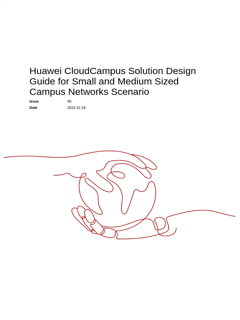 Huawei CloudCampus Solution Design Guide for Small and Medium Sized ...