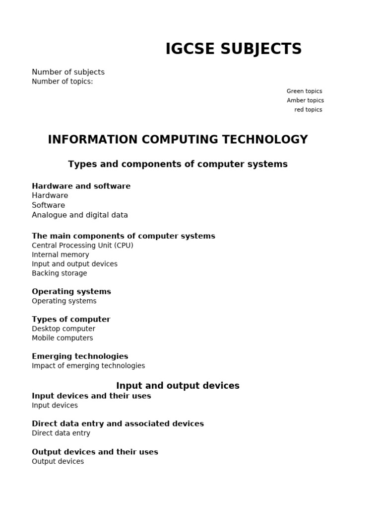 Igcse Specifications | PDF | Genetics | Gene