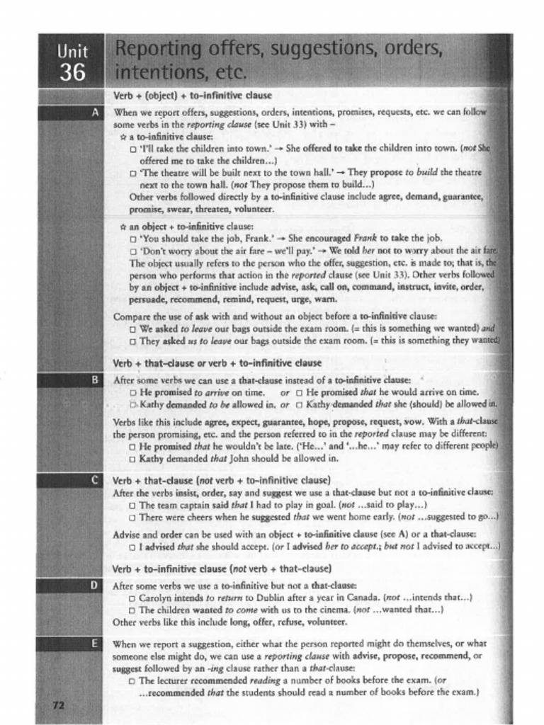 Reported Speech Hewings Part 2 | PDF