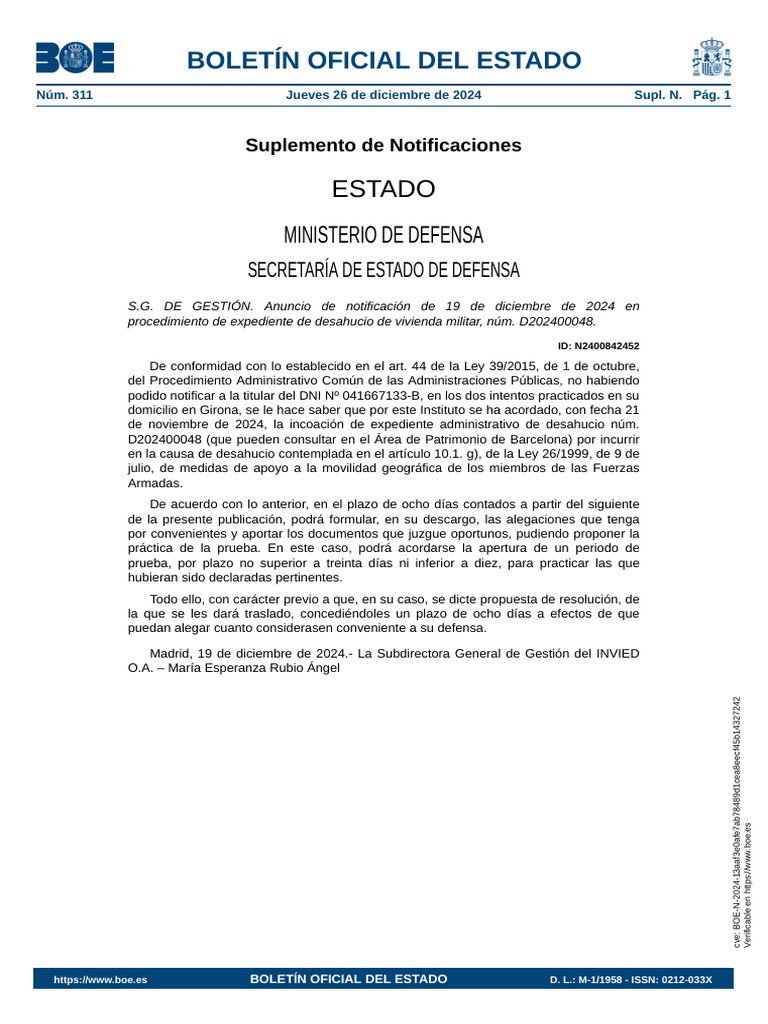 Web Bdatos Diarios Boe n Dias 2024-12-26 Pdfs BOE-N-2024 ...