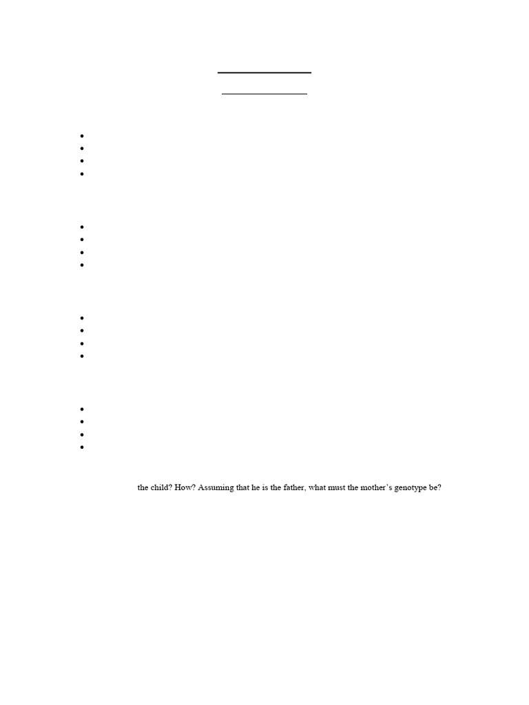 Assignment Sheet, Blood Grouping | PDF