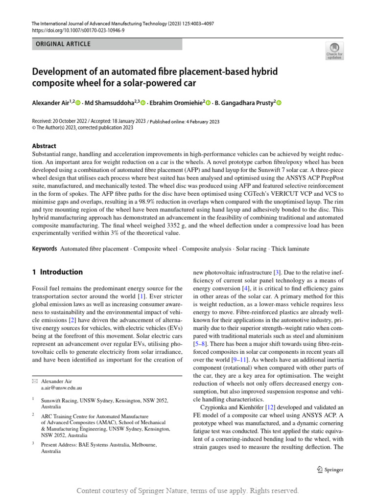 Development - of - An - Automated - Fibre - Placement-Based | PDF | Strength Of Materials ...