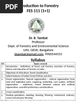 Basics of Forestry | PDF