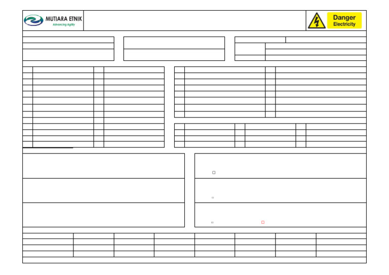Electrical Work Permit | PDF | Hazards | Occupational Safety And Health