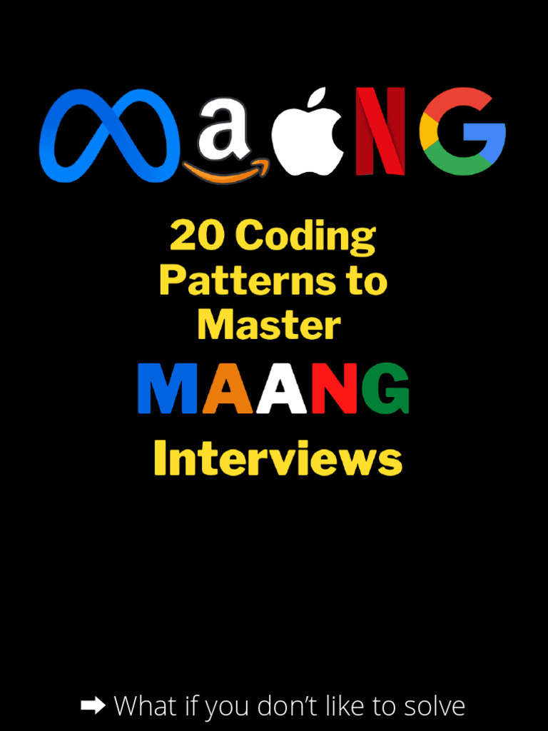 MAANG Interview Preparations - Approaches | PDF | Algorithms And Data Structures | Algorithms