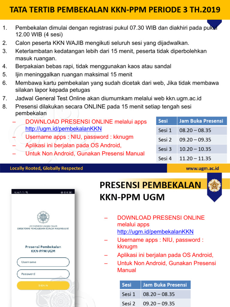 Bahan Pembekalan KKN-PPM Ugm Periode 4 TH 2019 | PDF
