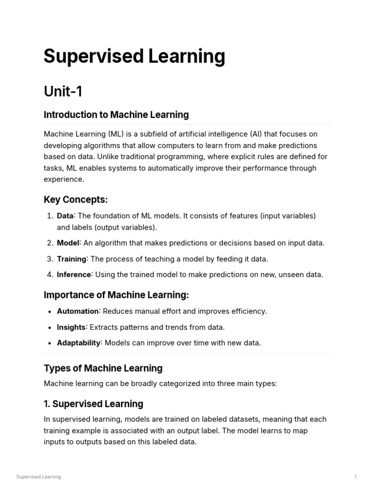 Ca10bd6d De86 4bae 9427 c60d433d2076 Supervised Learning | PDF ...