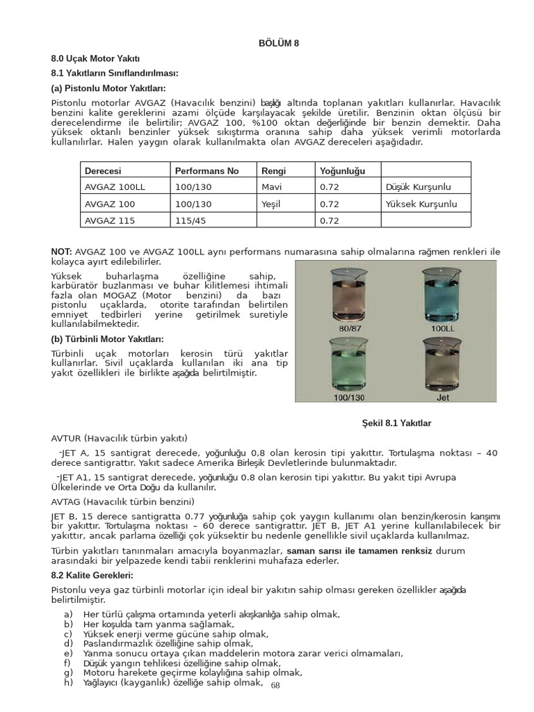 4_Hafta__Giris_4_3_Ucak_motor_yakitlari_Bolum_8 | PDF