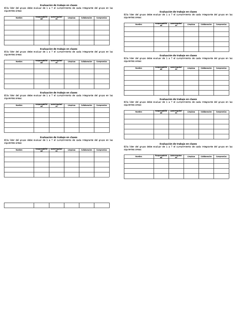 Autoevaluacion Proyectos 7mo Básico | PDF
