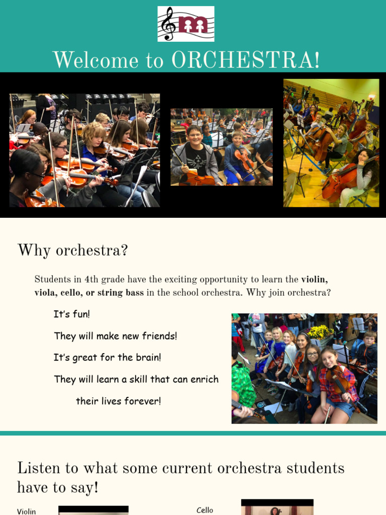 Welcome To ORCHESTRA! (Spring 2024) | PDF