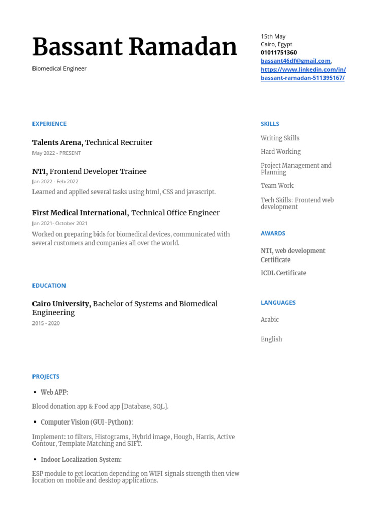 Bass Ant Ramadan Cv | PDF | Application Software | Computing