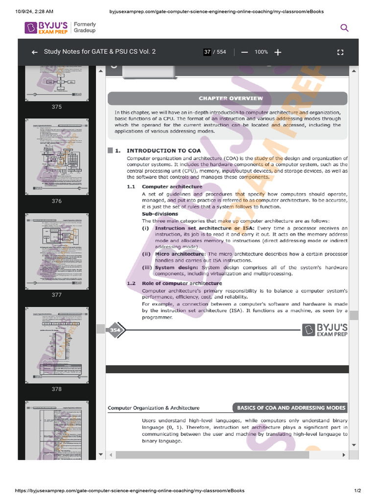 Gate Computer Science Engineering Online Coaching My Classroom Ebooks | PDF