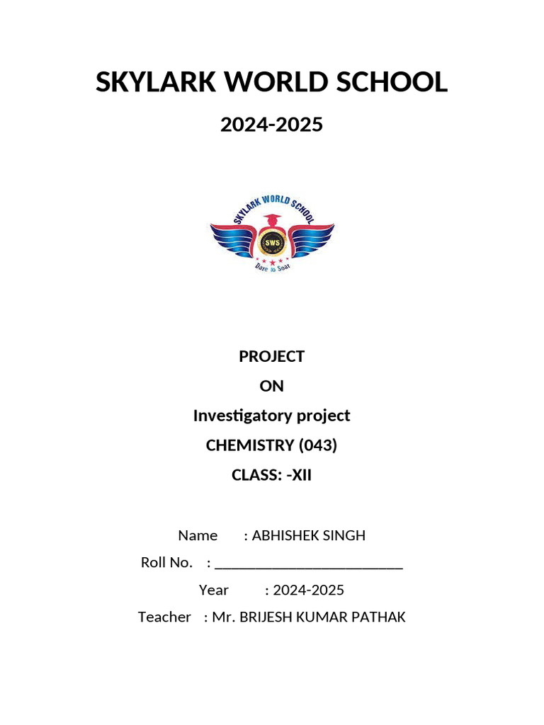 Project - Sample | PDF