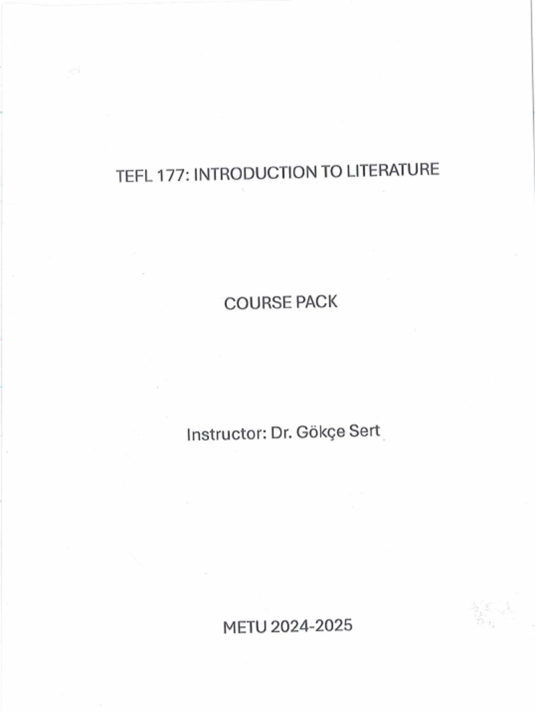 Tefl 177 Course Pack | PDF