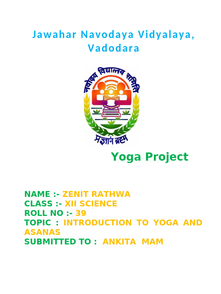 ZENIT YOGA PROJECT (1) | PDF | Asana | Yoga