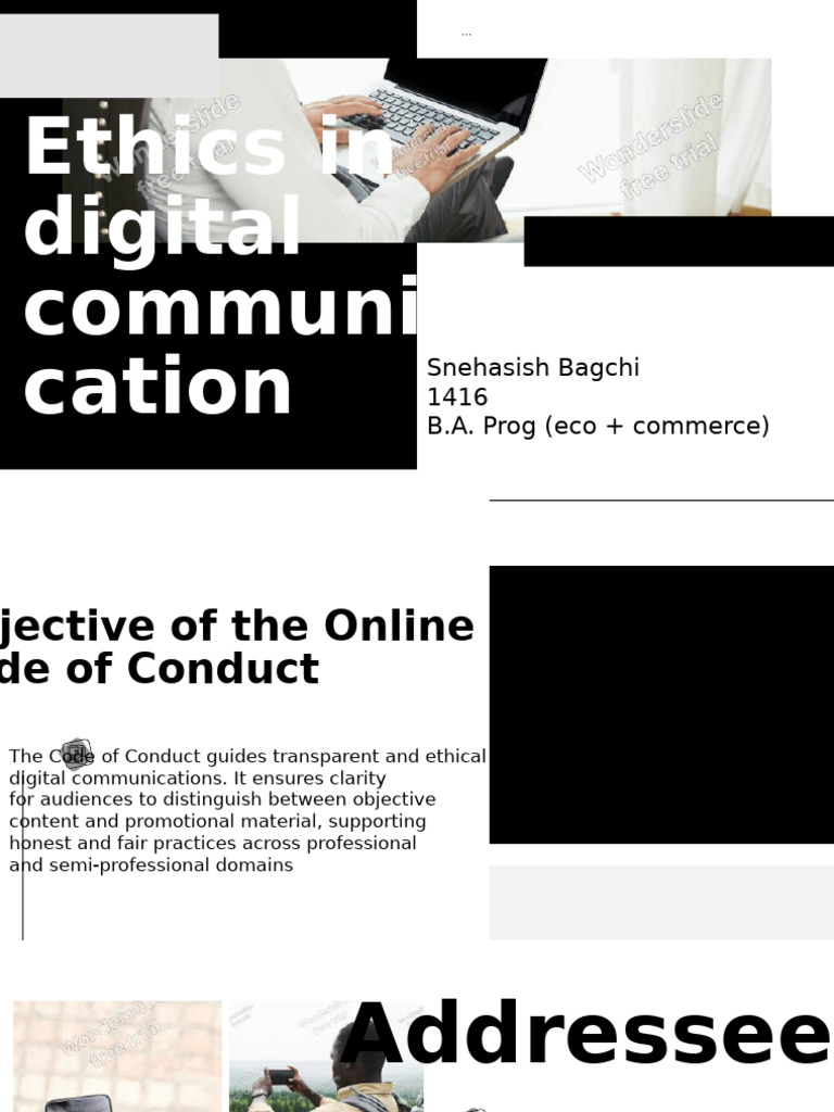 Ethics in Digital Communication Guidelines | PDF | Privacy | Communication