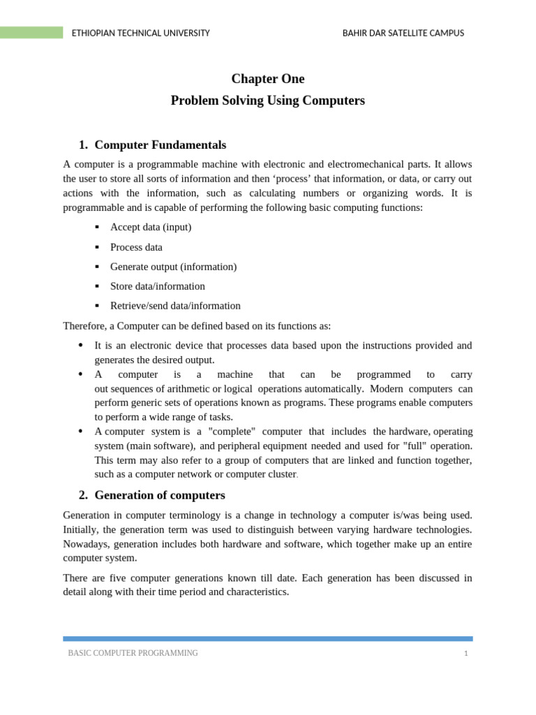 Chapter 1 BCP | PDF | Computer Programming | Software Testing