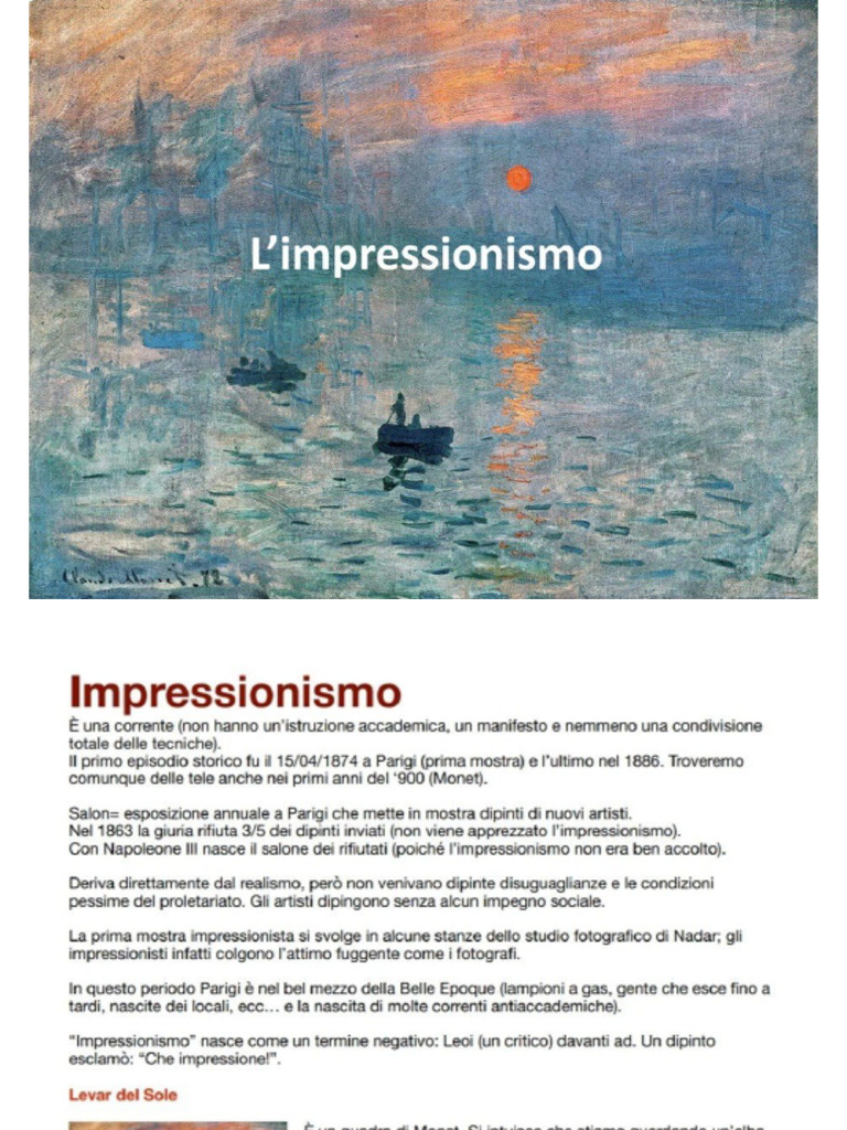Impressionismo | PDF