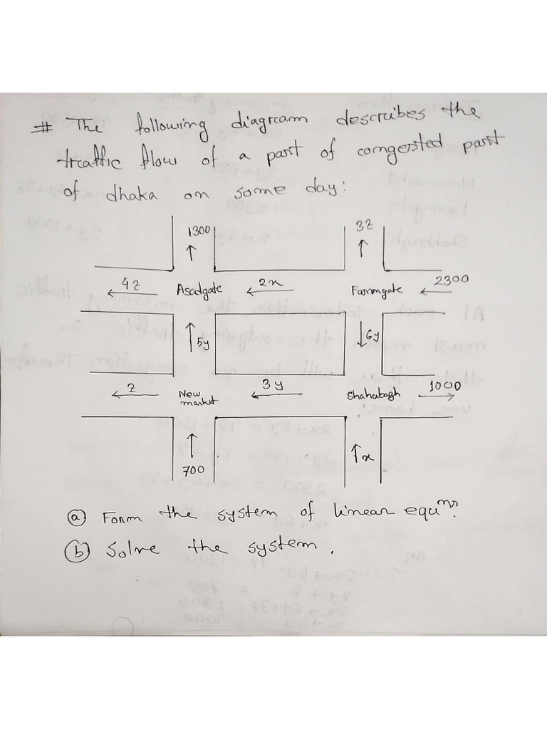 Applications of System of Linear Equations | PDF