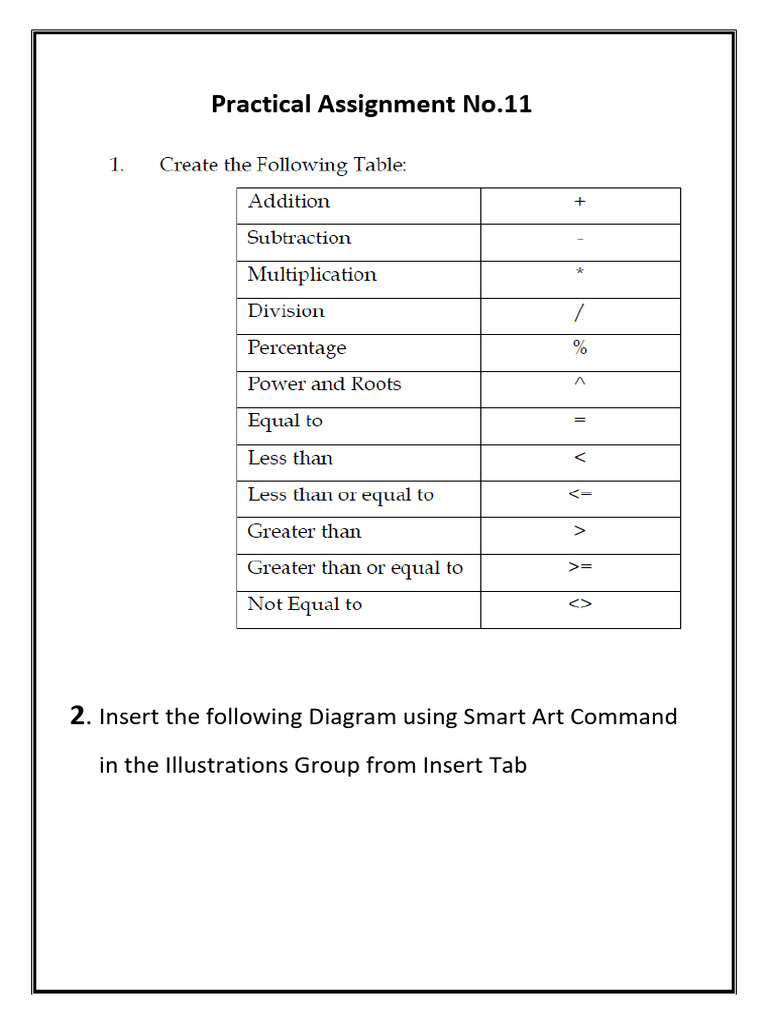 Smart Art and ClipArt Assignment Guide | PDF