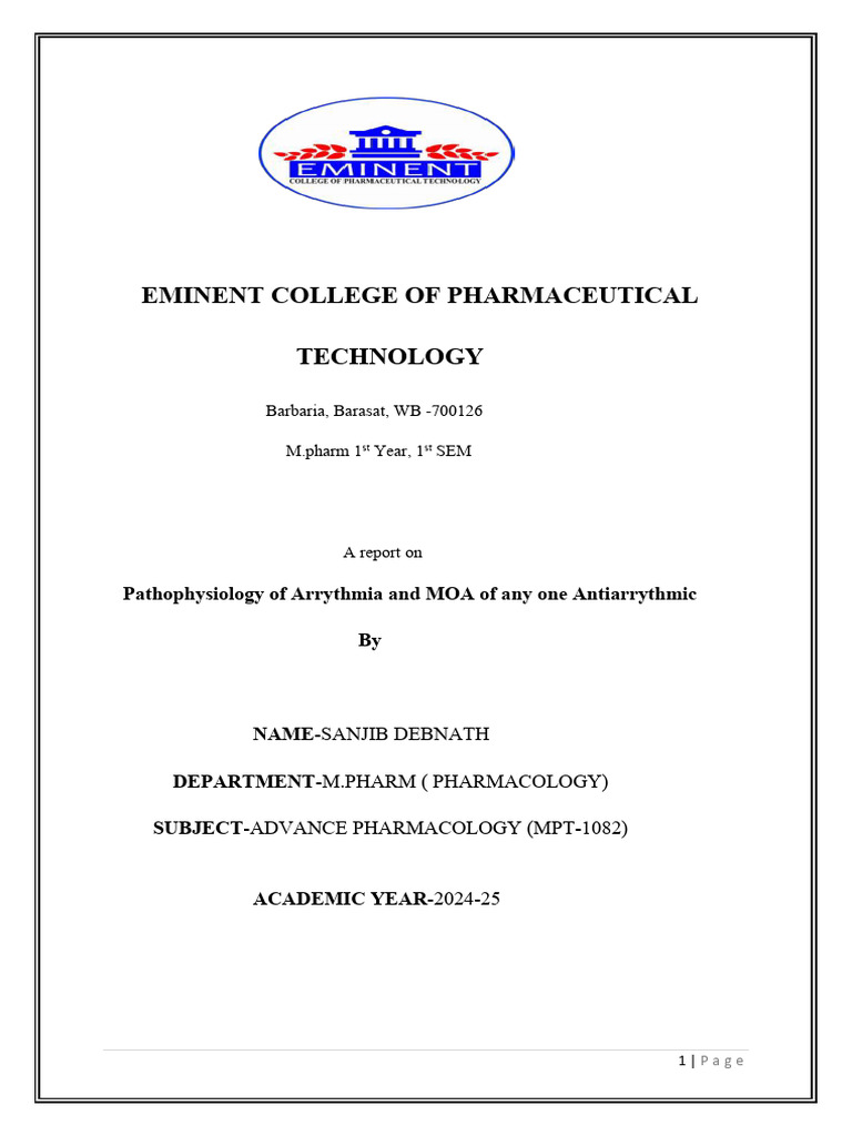 SANJIB DEBNATH (Advance) | PDF | Heart | Circulatory System