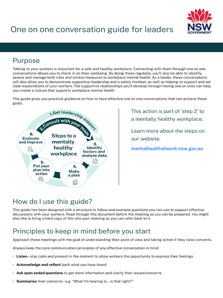 Effective One-on-One Leadership Guide | PDF | Risk | Social Psychology