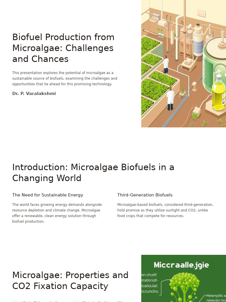 Biofuel Production From Microalgae Challenges and Chances | PDF | Biofuel | Algae Fuel