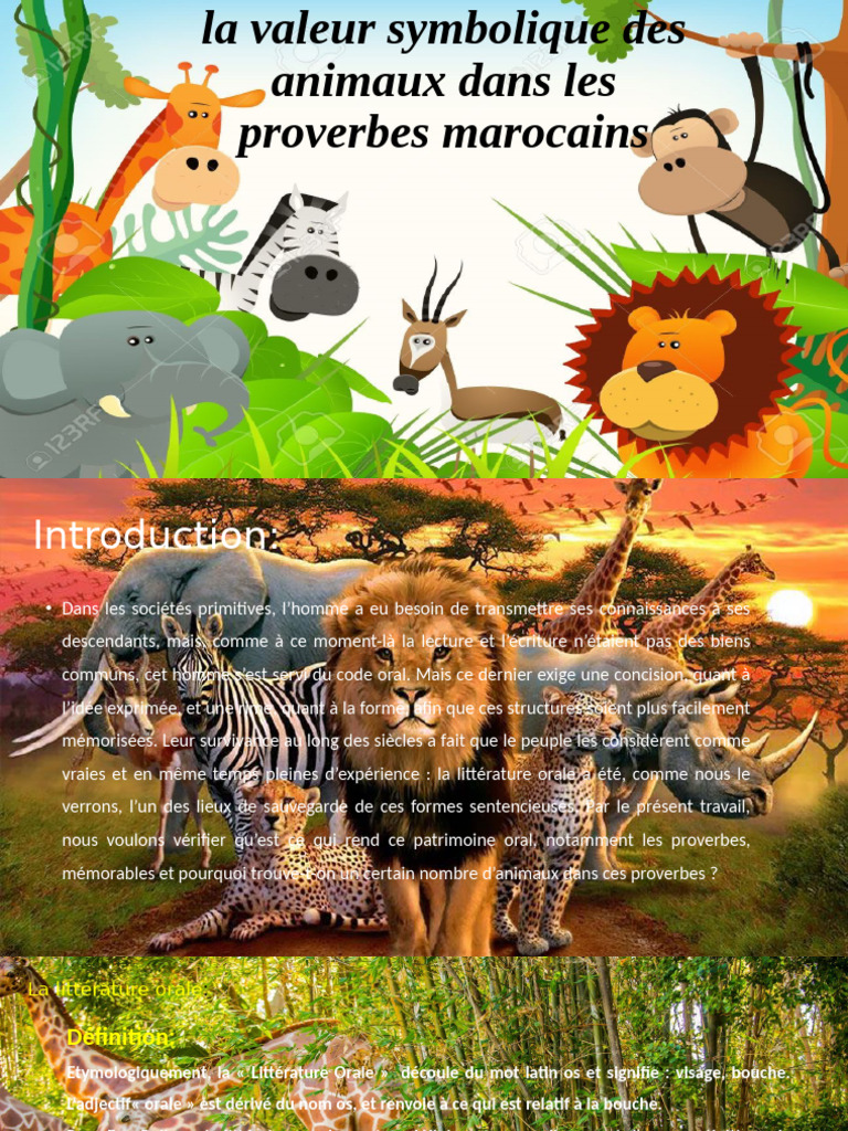 Proverbe Sur Les Animaux (2) | PDF | Vérité | Tradition orale