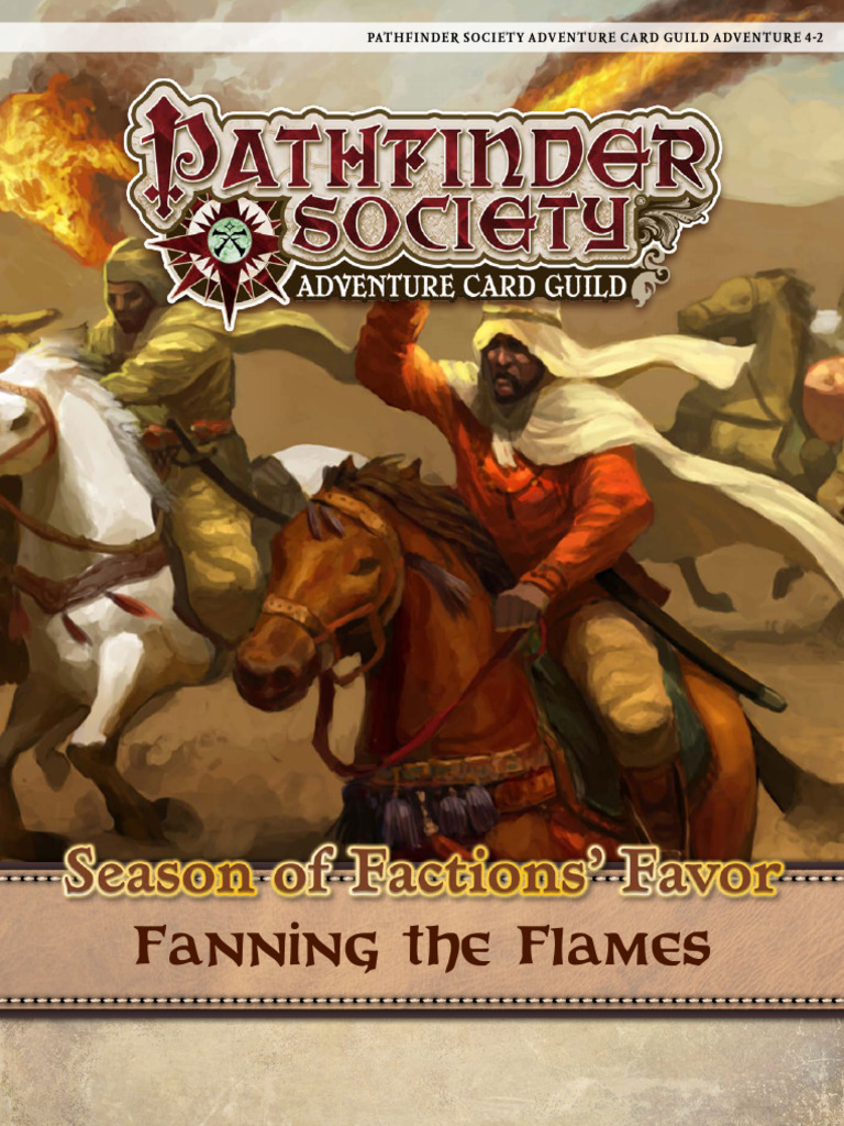 Adventure Card Game Adventure 4-2 Fanning The Flames | PDF | D20 System
