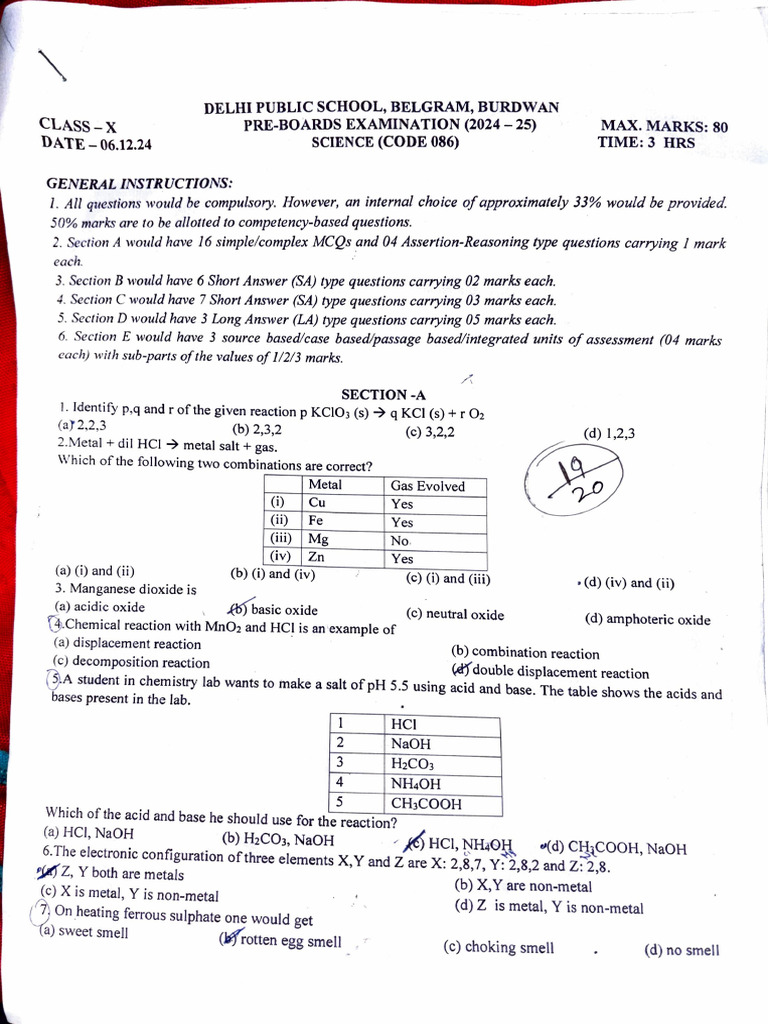 DPS Preboards paper | PDF