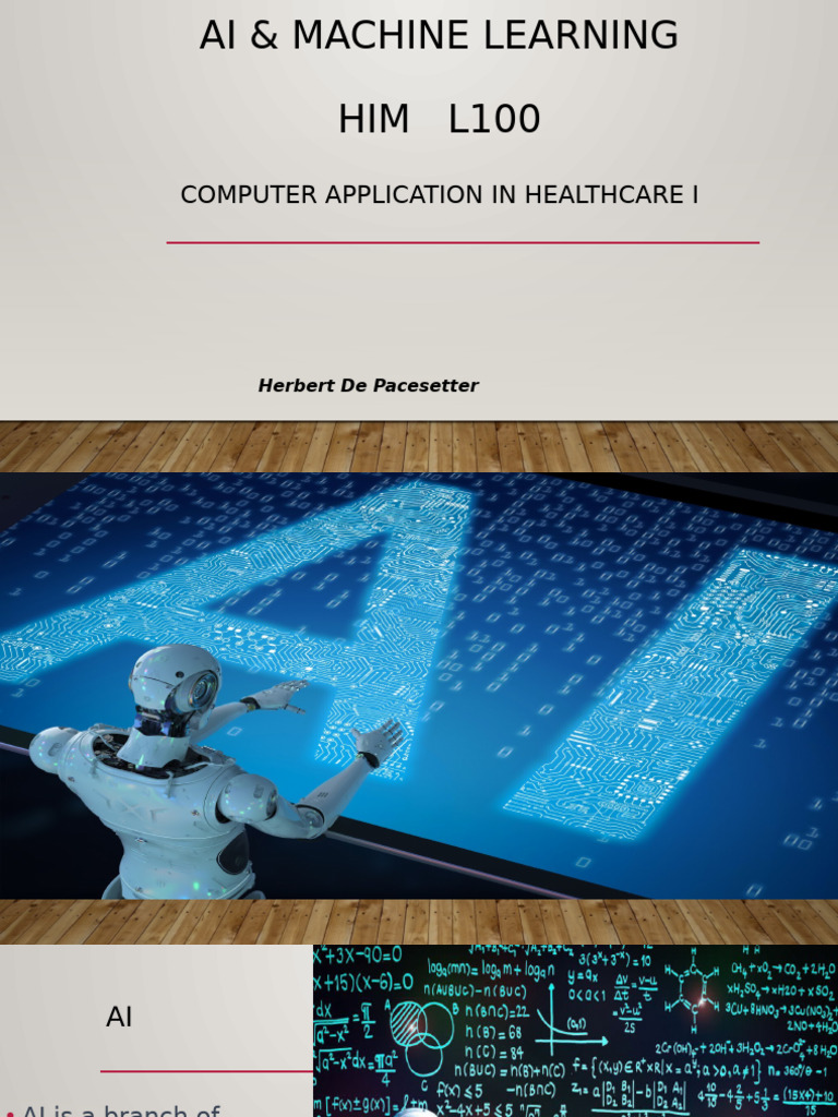 Lecture 9-AI & Machine Learning | PDF | Artificial Intelligence | Intelligence (AI) & Semantics