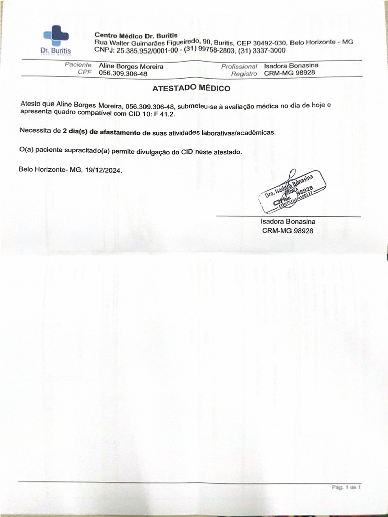 Centro Médico Dr. Buritis | PDF