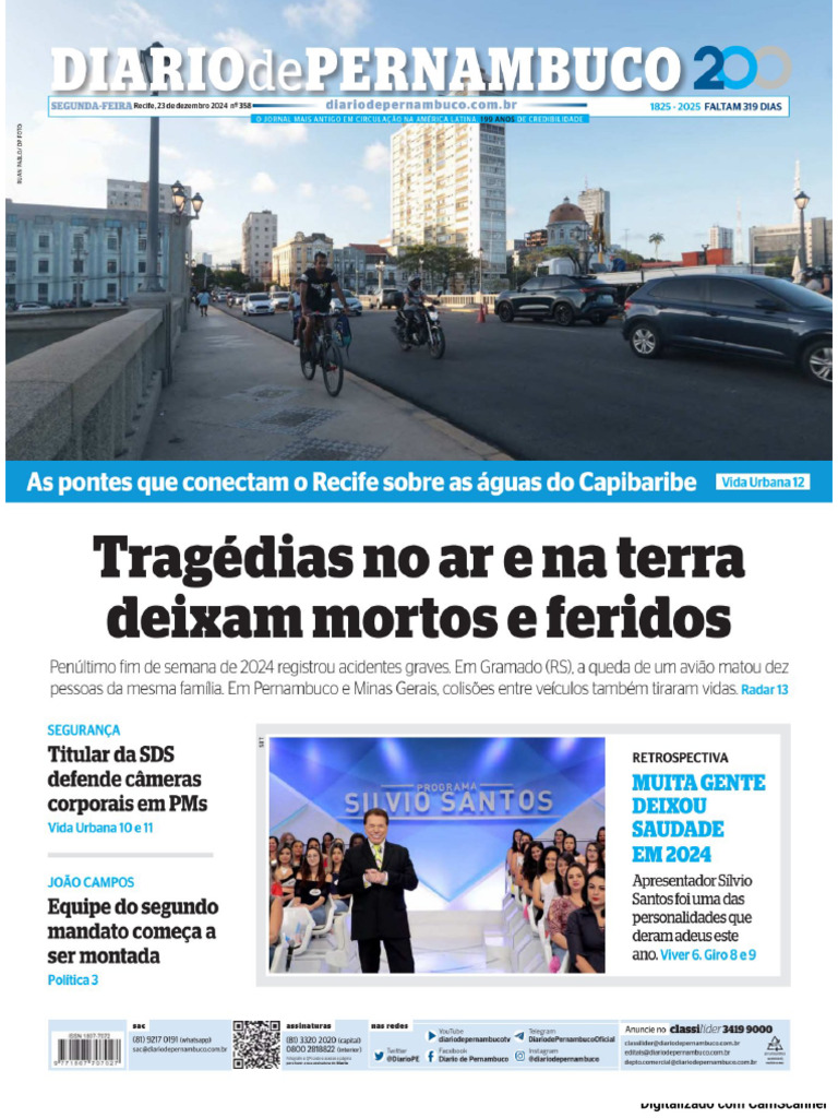 Diário de Pernambuco (23 - 12 - 2024) PDF | PDF