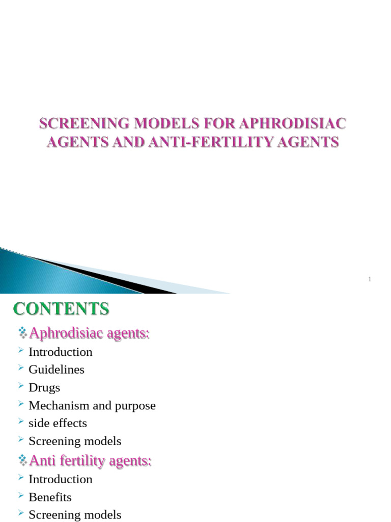 Screening Of Aphrodisiac Agents And Anti Fertilityagents Pdf Luteinizing Hormone Combined