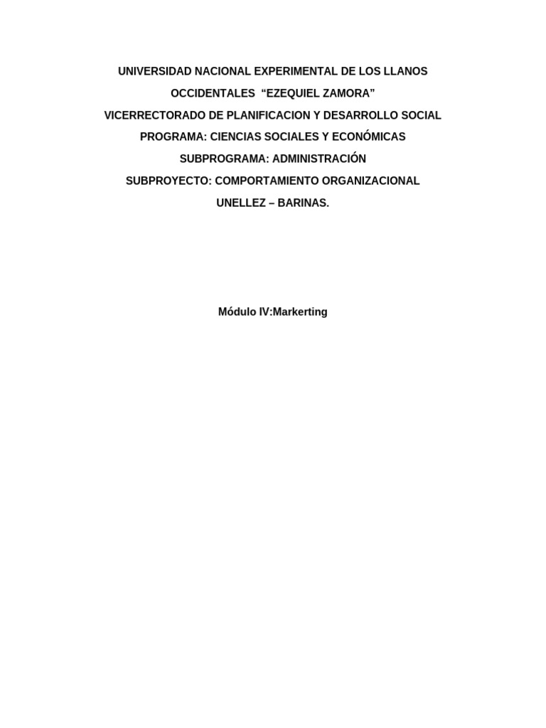 Modulo IV Marerting | PDF | Marketing | Producto (Negocio)