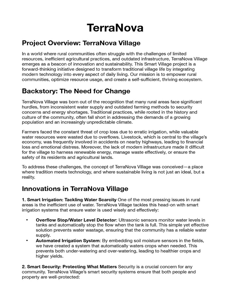 terranova | PDF | Agriculture | Automation