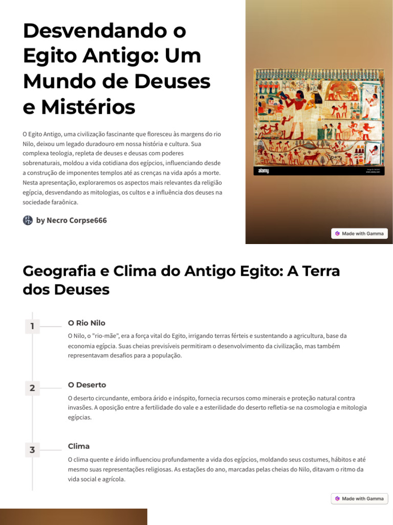 Deuses e Mitologia do Egito Antigo | PDF | Antigo Egito | Ísis