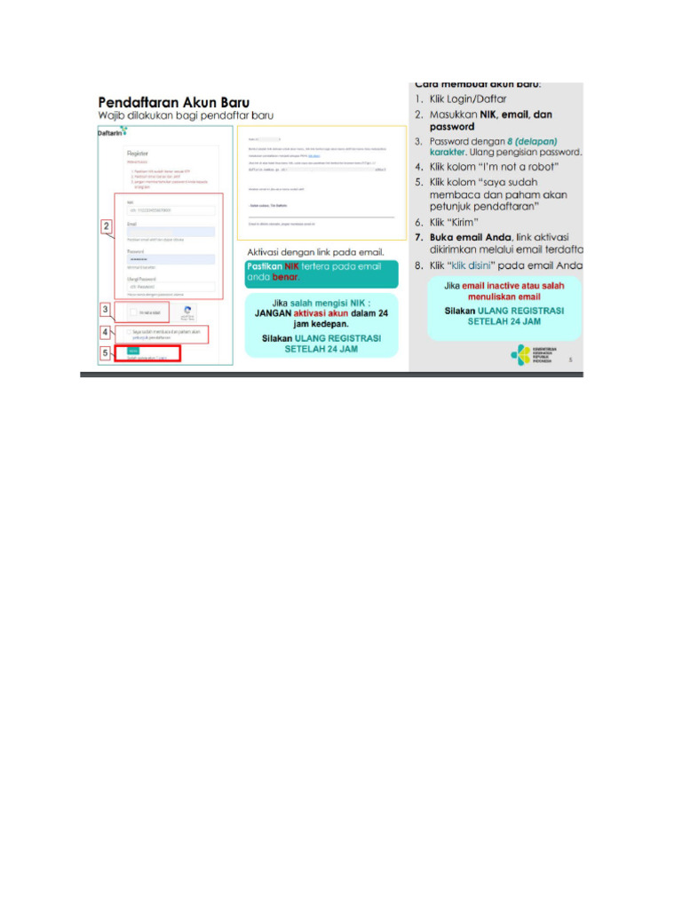 Akun Baru Dokumen PPIH | PDF