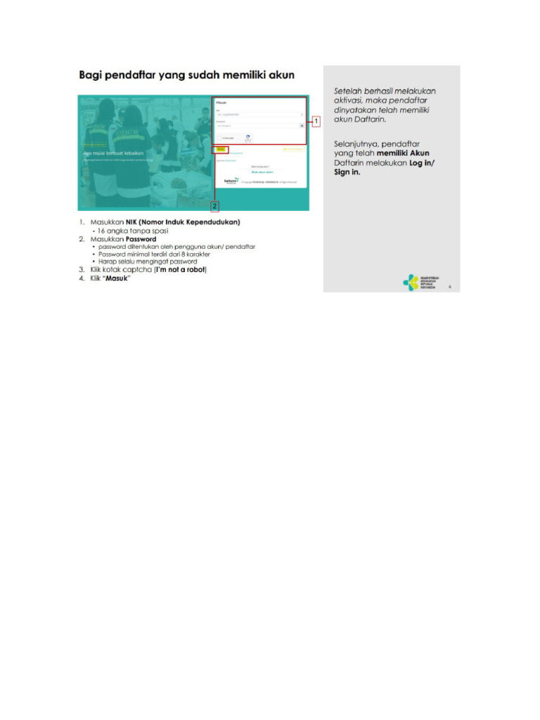 Bagi Akun Lama Dokumen PPIH | PDF