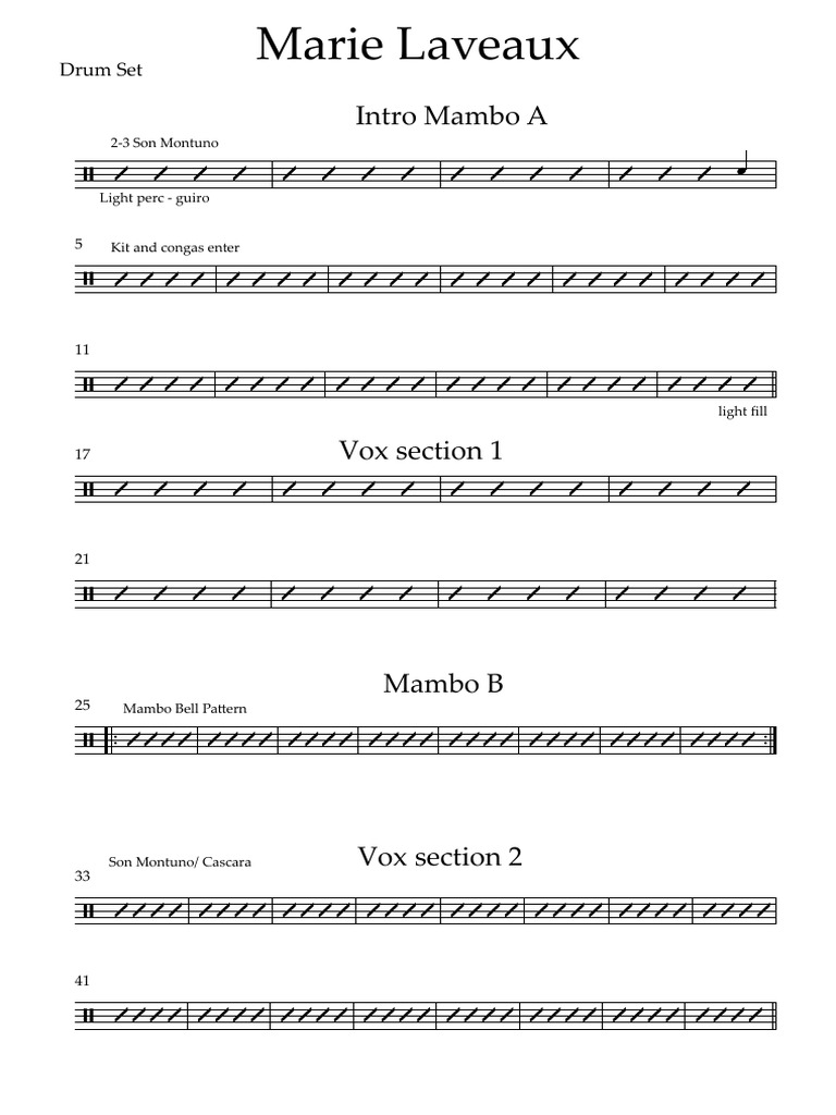 ML5 - Drum Set | PDF