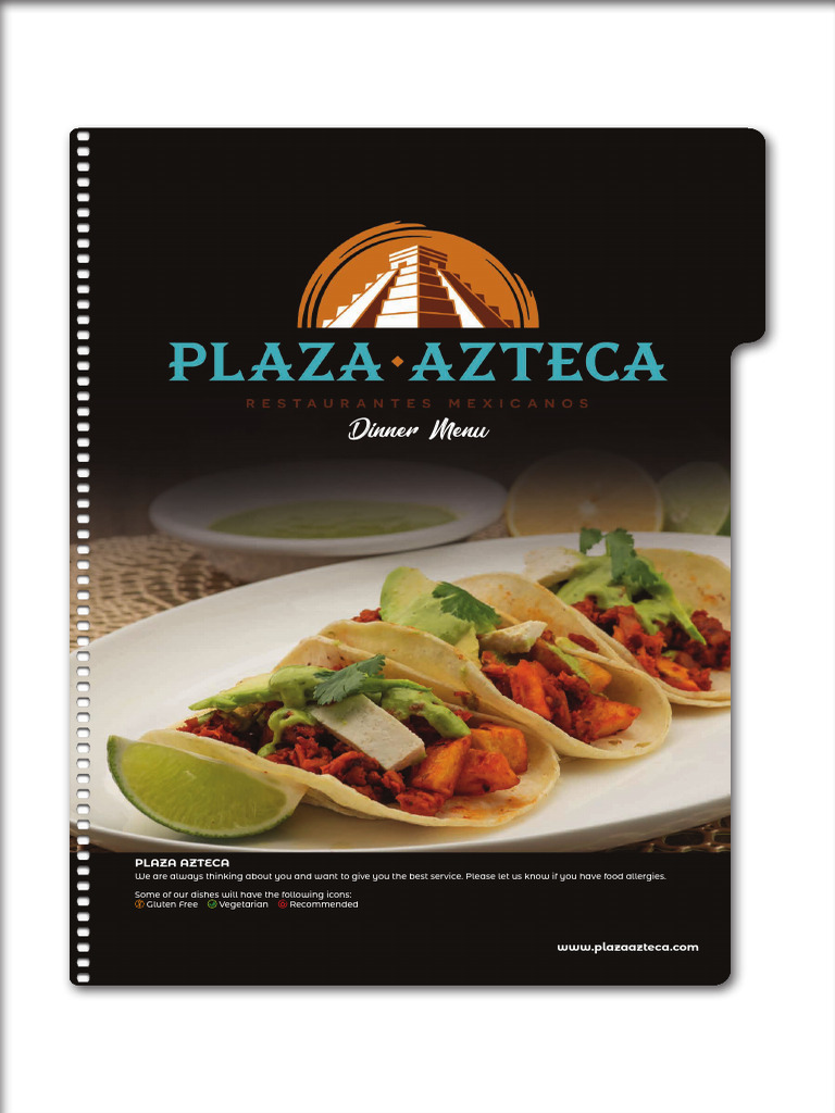 Plaza Azteca Allentown Menu | PDF | Burrito | Taco