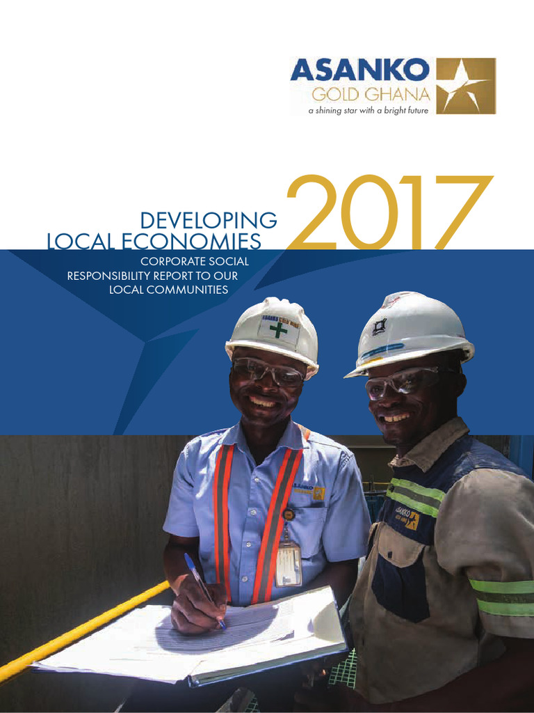 Asanko Gold Mine 2017 CSR Overview | PDF | Corporate Social ...
