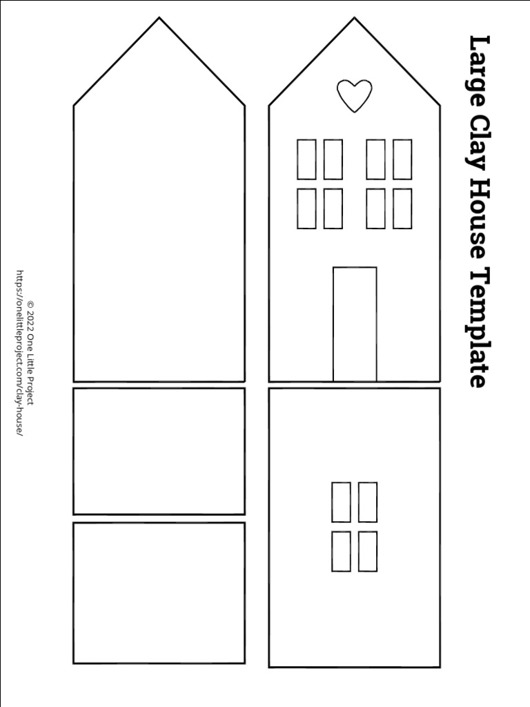 Clay House Template Large | PDF