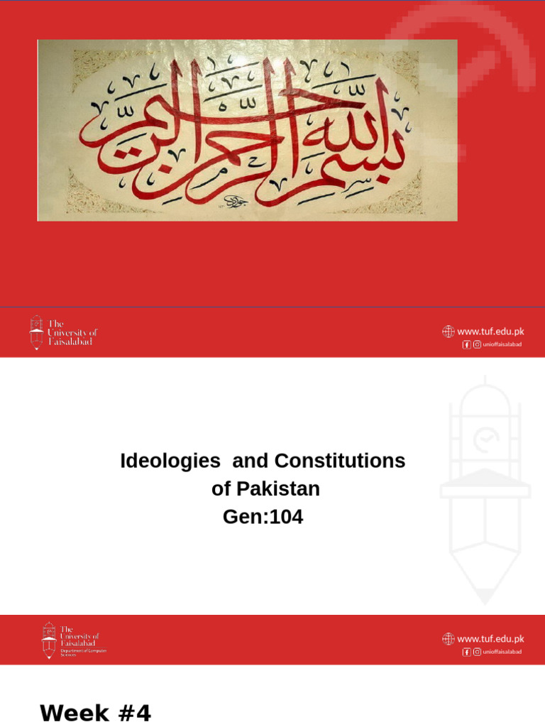 Gen-104 Week 4 Lec1... | PDF | Constitution | Pakistan