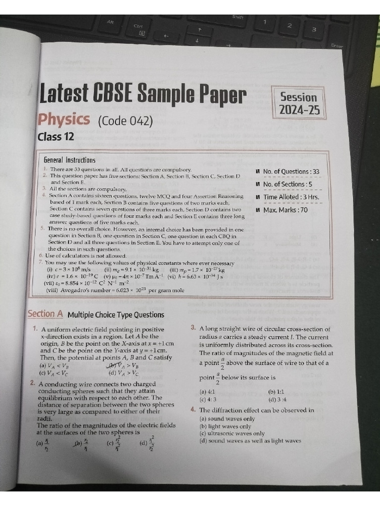 Physics Paper | PDF