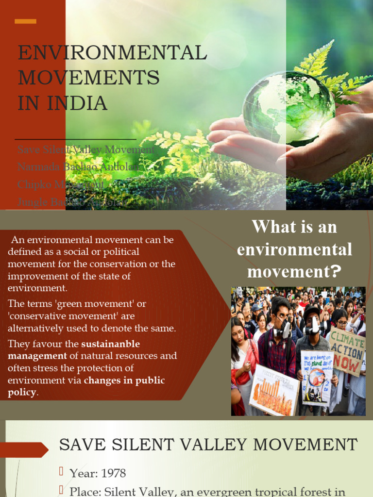 Group 8 Environmental Movements in India 1 | PDF