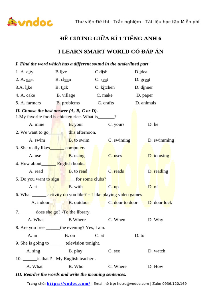 De-Cuong-Giua-Ki-1-E6 IS-Vn | PDF