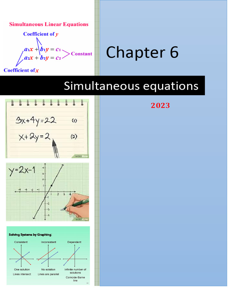 Understanding Linear Equations And Graphs Pdf Cartesian Coordinate